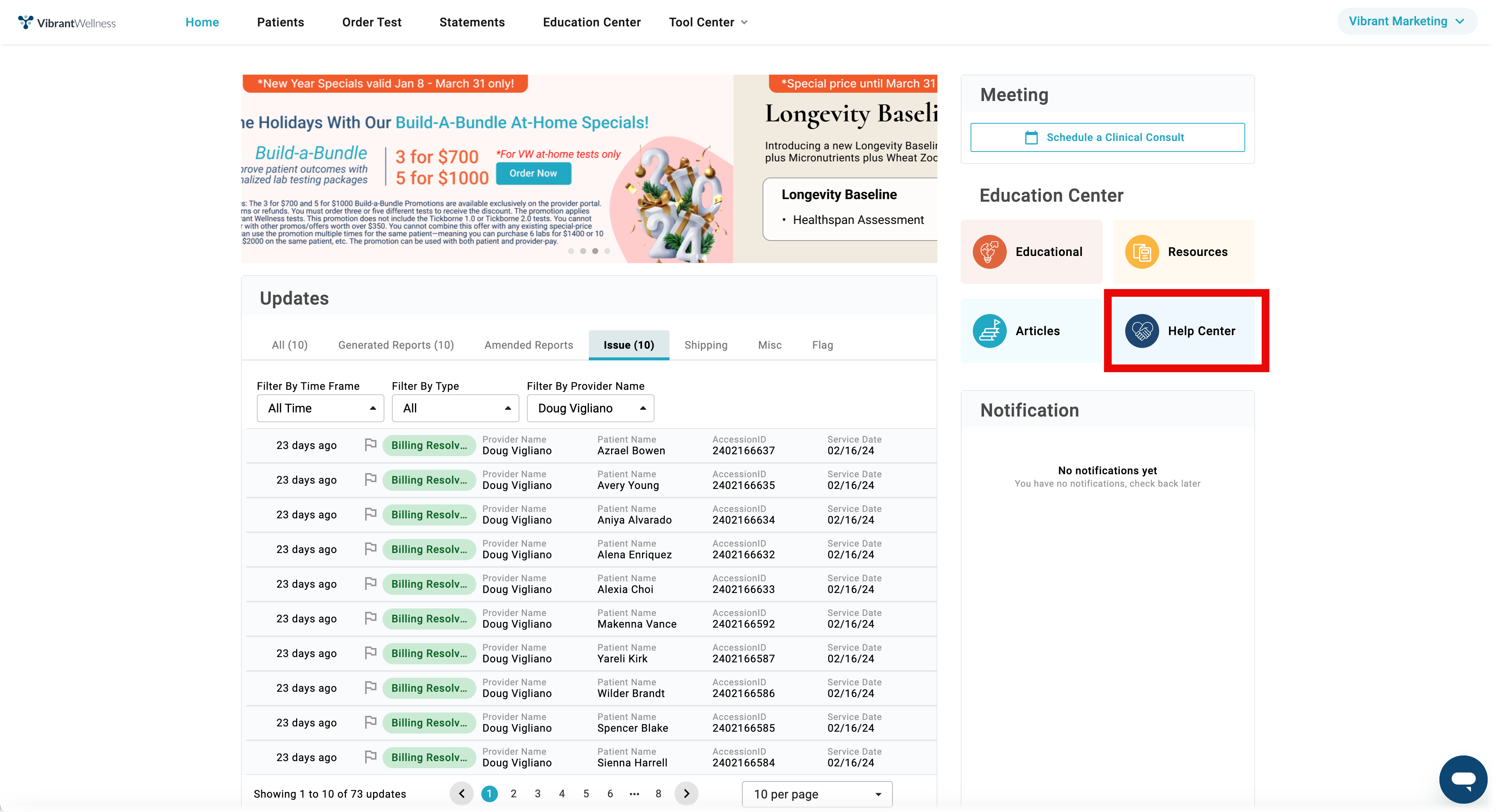 What is the Help Center? – Vibrant Wellness