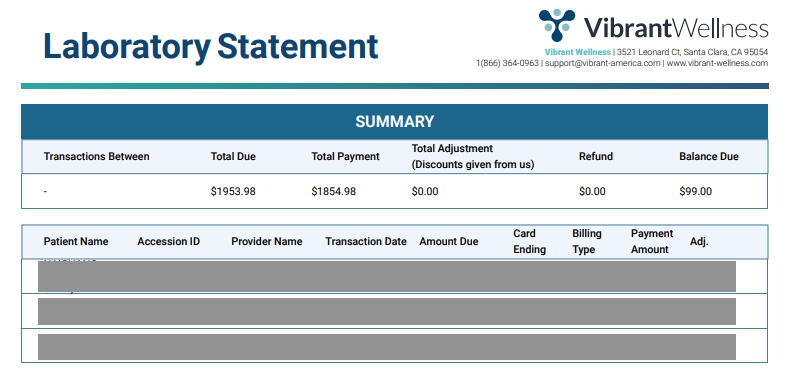 How to download patient statements – Vibrant Wellness