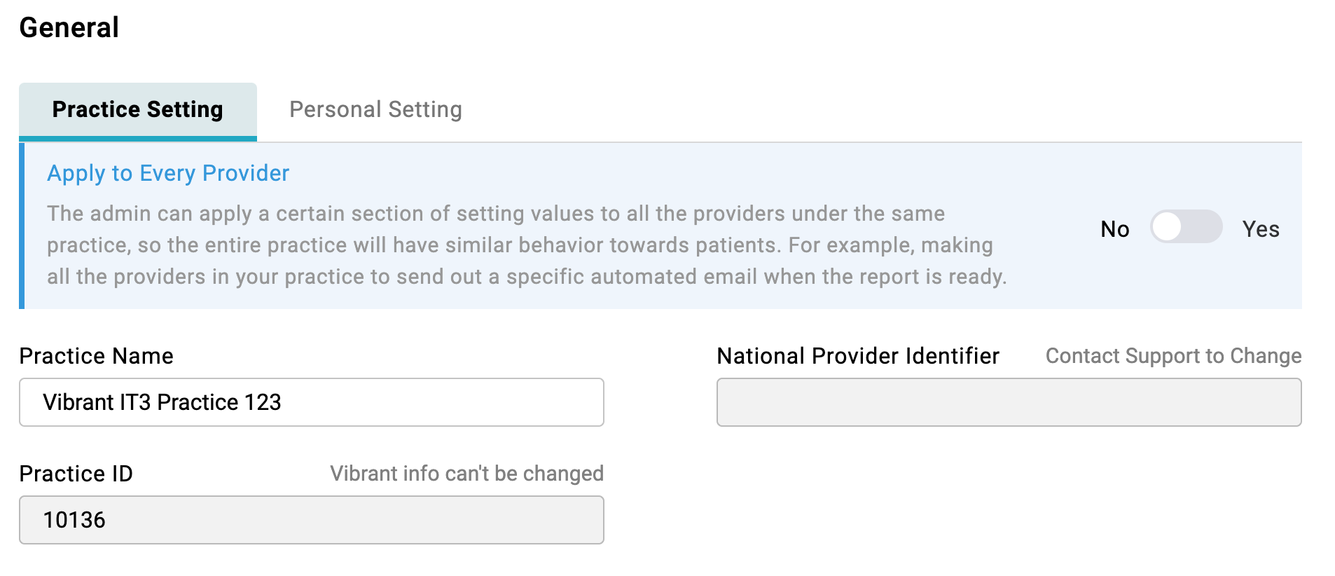 How do I manage Practice Settings? – Vibrant Wellness